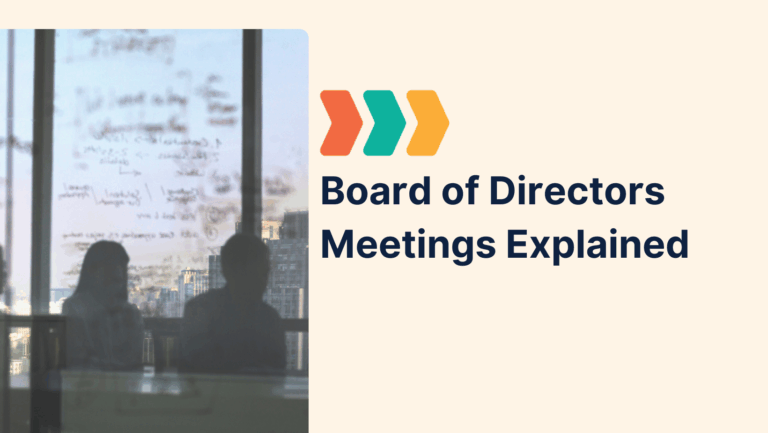 Board of Directors Meeting: Best Practices for Success